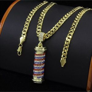 Accessories | Men Barber Shop Chain With Pendent | Poshmark